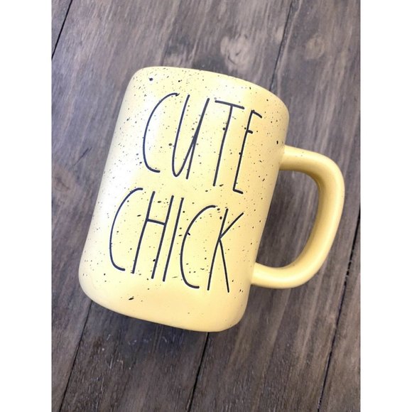 Rae Dunn | Dining | New Rae Dunn Cute Chick Yellow Speckled Mug ...